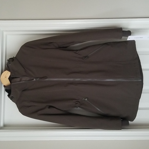 Calvin Klein | Jackets & Coats | Calvin Klein Twig Gray Anorak Jacket ...